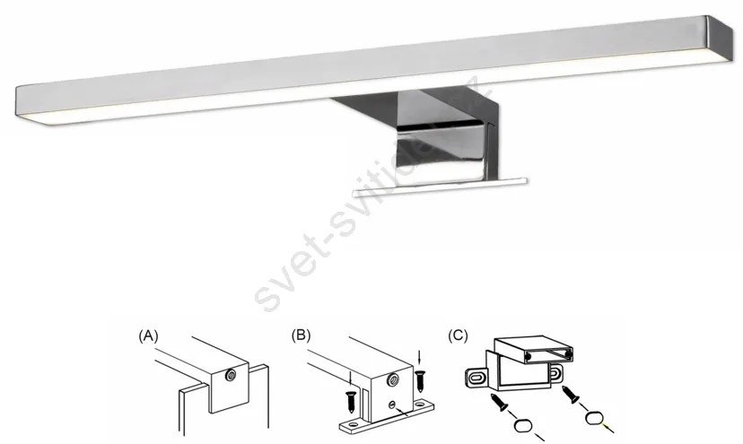 Top Light Top Light GILA LED- LED Koupelnové nástěnné světlo LED/5W/230V IP44 TP1189