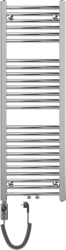 Mexen Ares, elektrické topné těleso 1200x400 mm + topná tyč 300 W, chromová, W102-1200-400-2300-01