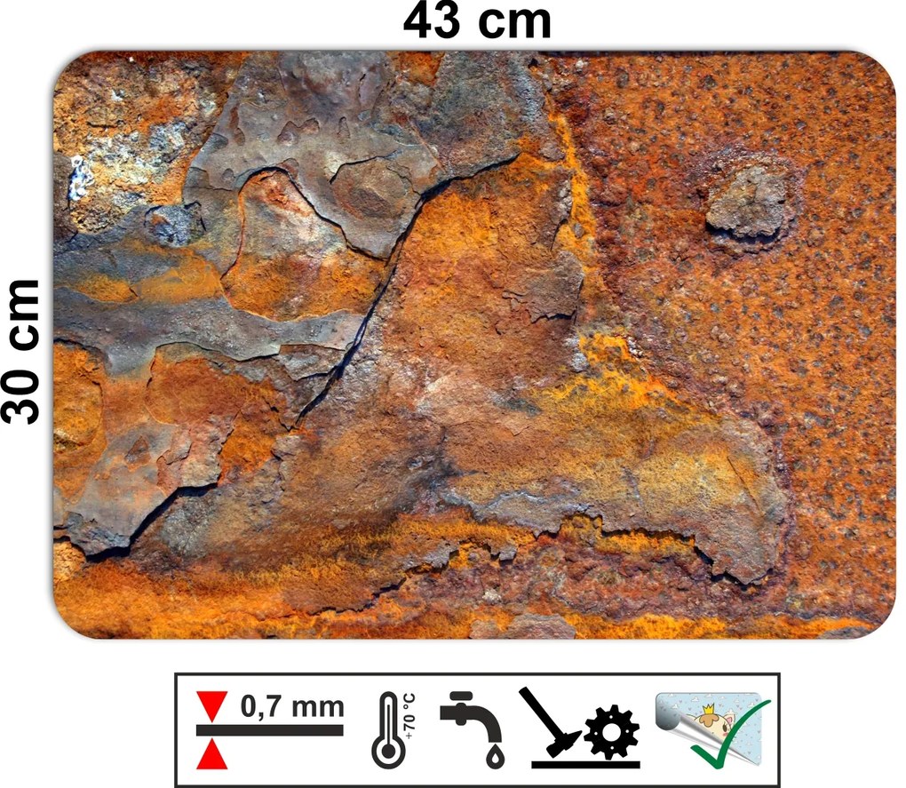 PokojovaDekorace.cz, Prostírání rezavý kov-659, 43x30cm