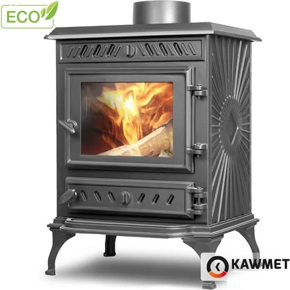 KAWMET Litinová krbová kamna P3 - 7,4 kW ECO