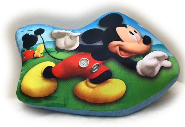 JERRY FABRICS Tvarovaný polštářek Mickey Polyester 37x21x5 cm