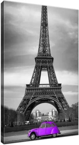Tištěný obraz Fialové auto v Paříži 20x30cm 1966A_1S