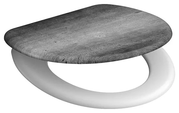 Eisl Sanitär WC prkénko Duroplast Soft Close Industrial Grey 82155