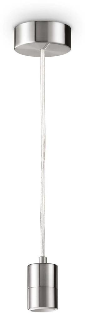 Ideal Lux Závěsné svítidlo SET UP, 45cm Barva stínidla: šedá, Montura: černá