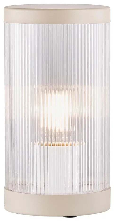Nordlux - Venkovní stolní lampa COUPAR 1xE27/25W/230V IP54 béžová