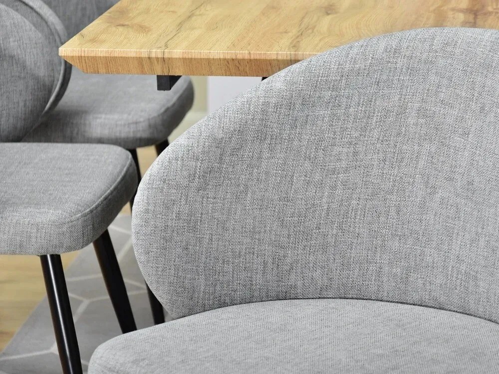 MPT Moderní židle Sensi - šedý melange