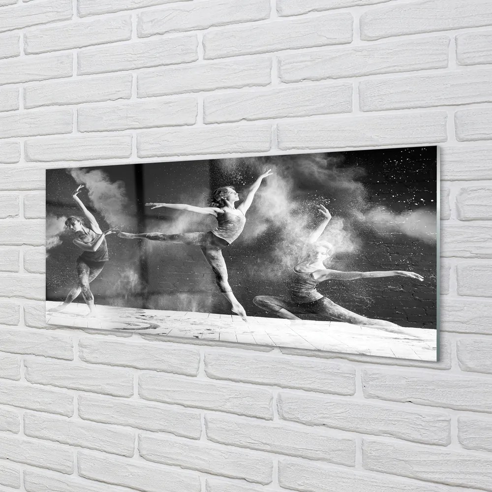 akrylový obraz Dámská Baleríny kouř 120x60 cm