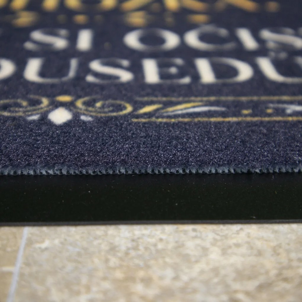 Mercury Flooring, Drahá a značková rohožka 40x60 cm - na ven i na doma, 40x60, černá