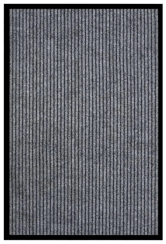Rohožka pruhovaná šedá 80 x 120 cm 331606