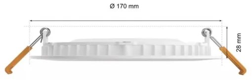 Philips - LED RGBW Stmívatelné koupelnové svítidlo Hue SLIM LED/12W/230V IP44