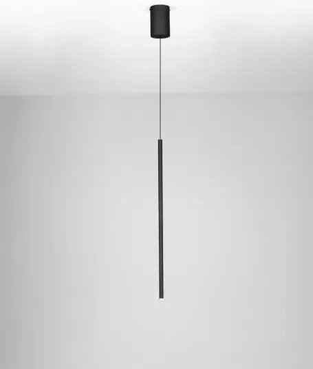 Minimalisticky lustr na lanku Stilvi Černá