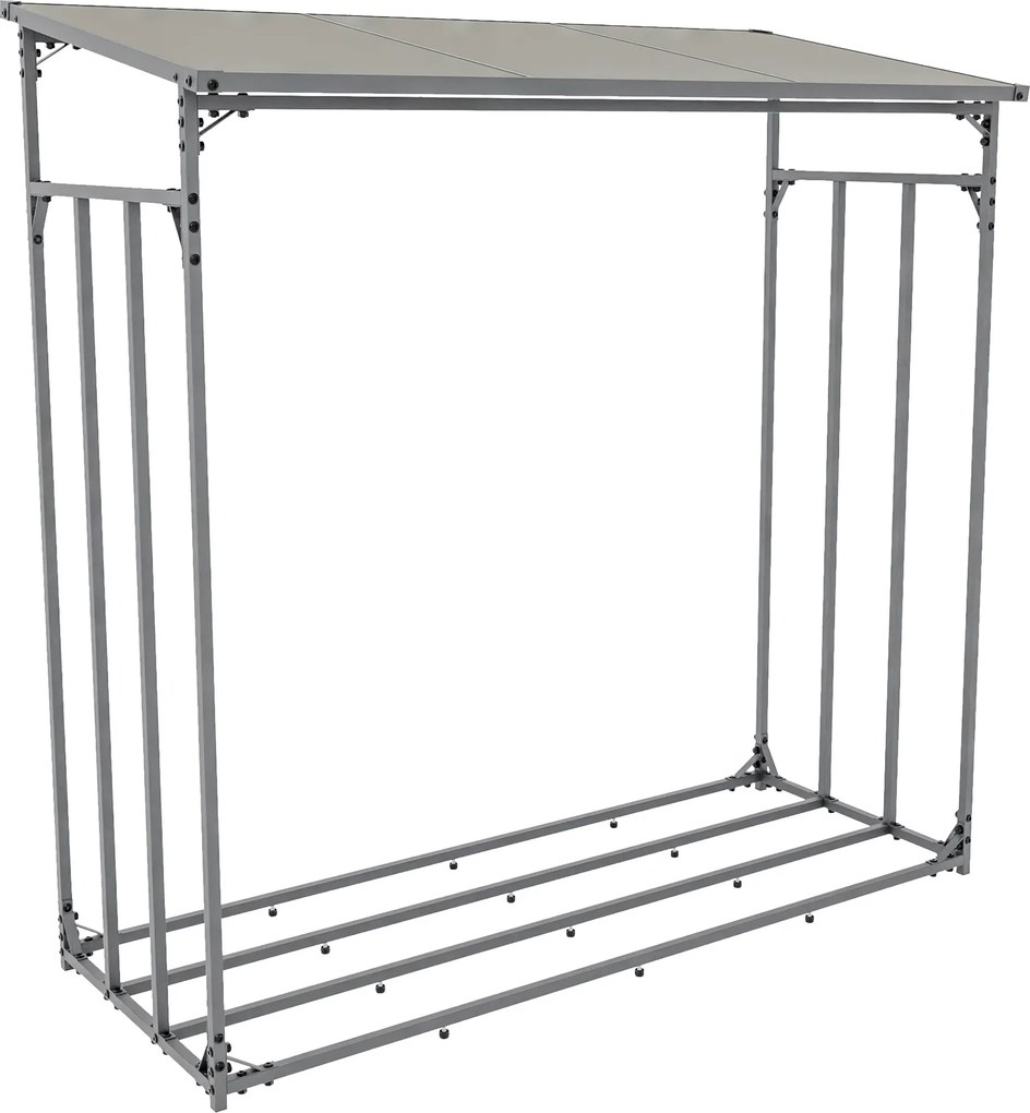 Přístřešek na palivové dřevo Ruston Aluminium XL – antracitová