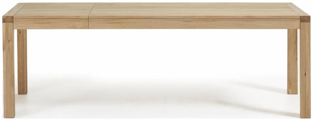 Dubový rozkládací jídelní stůl Kave Home Briva 200/280 x 100 cm