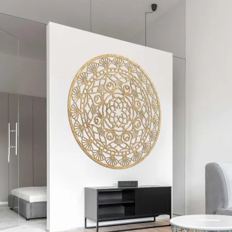 Dřevěná mandala na zeď – Symbol harmonie a pozitivní energie I SENTOP PR0176
