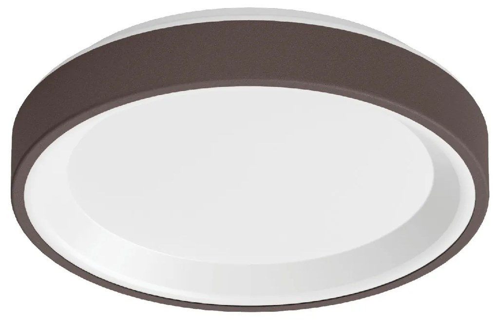 Linea Light CA077DDBMDD Iside, hnědé stropní/nástěnné svítidlo, 24W LED 2700K, prům. 35,2cm