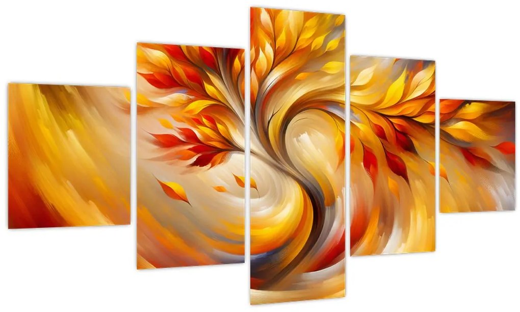 Obraz -  Podzimní strom (125x70 cm)