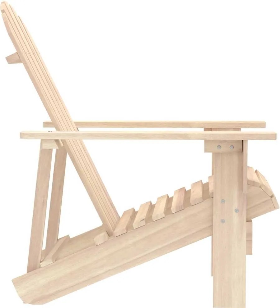 Zahradní židle Adirondack masivní jedlové dřevo 315872