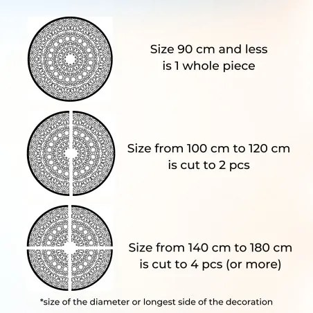 Dřevěná mandala - symbol harmonie pro váš domov I SENTOP PR0342
