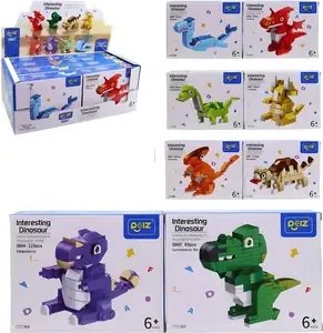 Kostky Dinosaurus 8 ks / Stavebnice / Plast / od 6 let