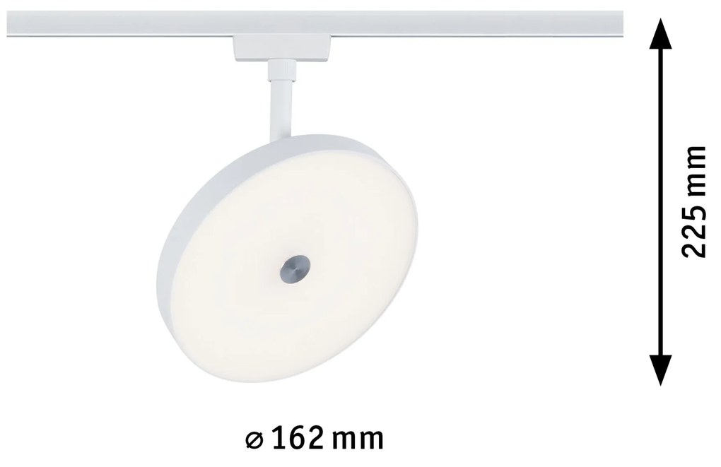 Paulmann 96788 Hildor, spot pro Urail system, 1x15W LED 3000K, tříkrokové stmívání, bílá