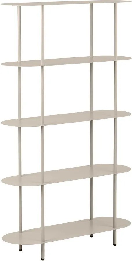 Béžový kovový regál 90x150x31 cm Rieti – House Nordic