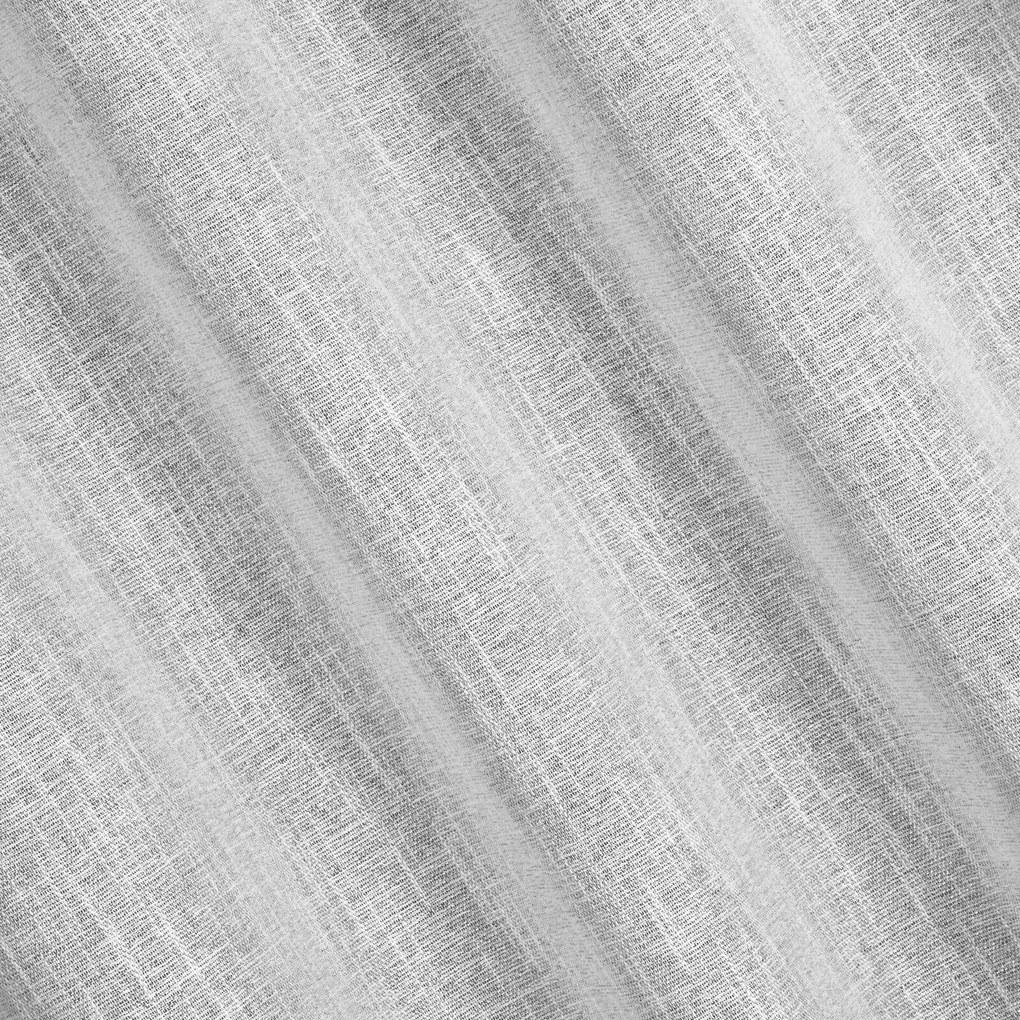 ZÁVĚS NA KROUŽCÍCH AGNES 140X250 CM STŘÍBRNÁ