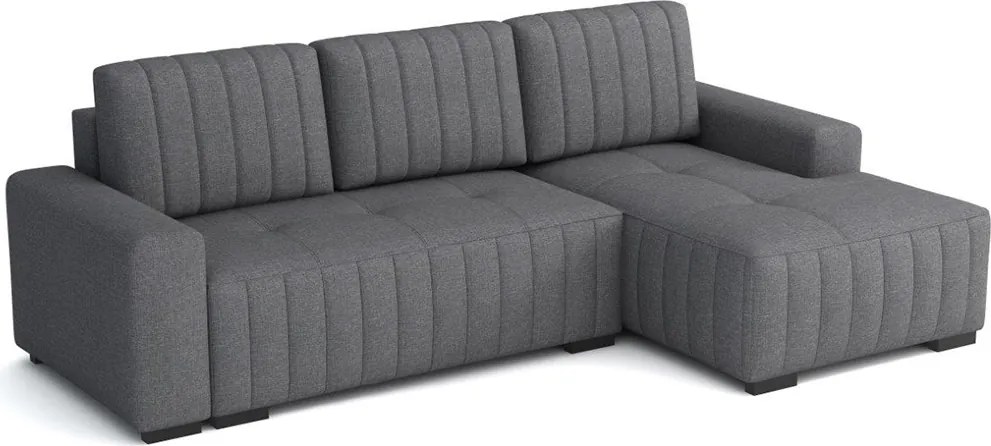 Malá sedací souprava HUGI | 240x140 cm | rozkládací + úložný prostor | VÝBĚR TKANIN