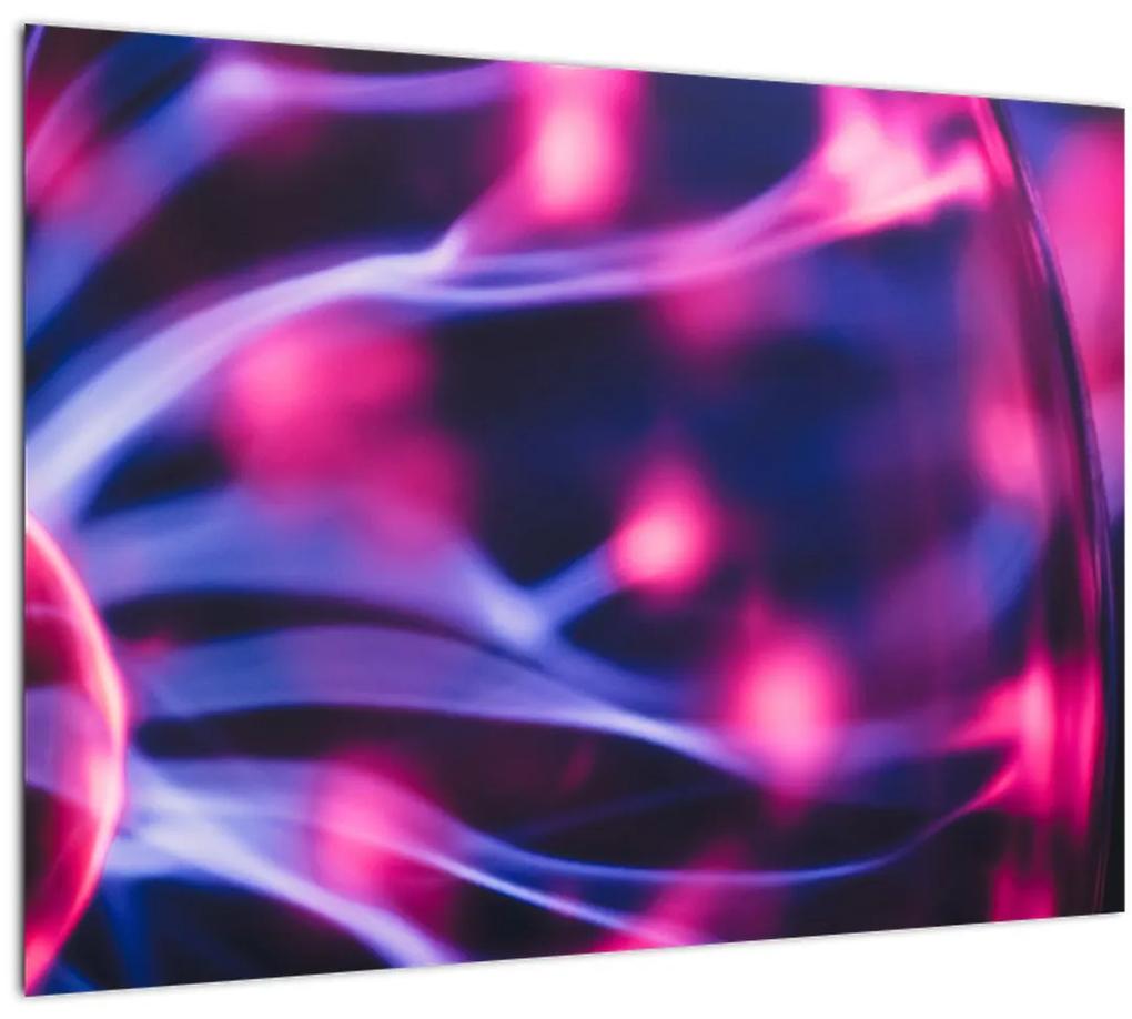 Abstraktní fialový obraz (70x50 cm)