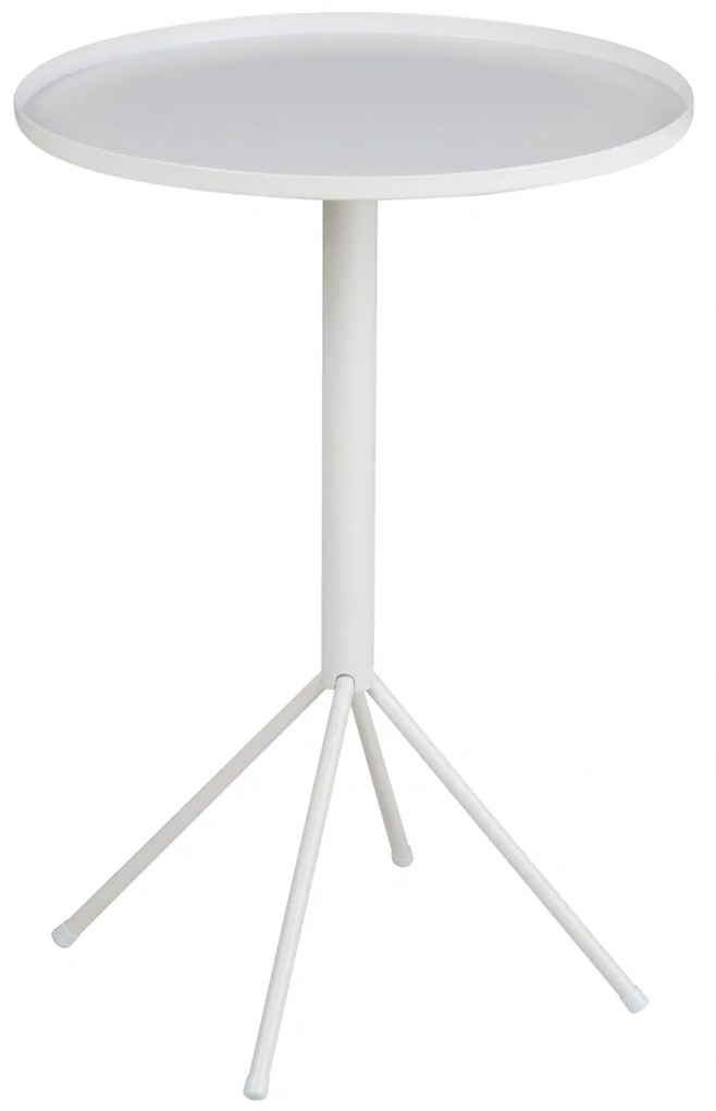 Bighome - Příruční stolek WILSON 35 cm, bílá