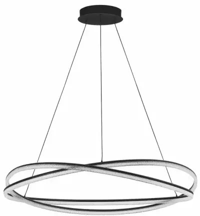 Designový lustr Ophelia černá