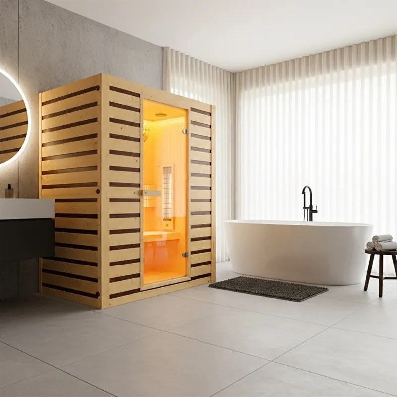 BPS-koupelny Infrasauna Relax HYD-6713 153x110, 2-3 osoby