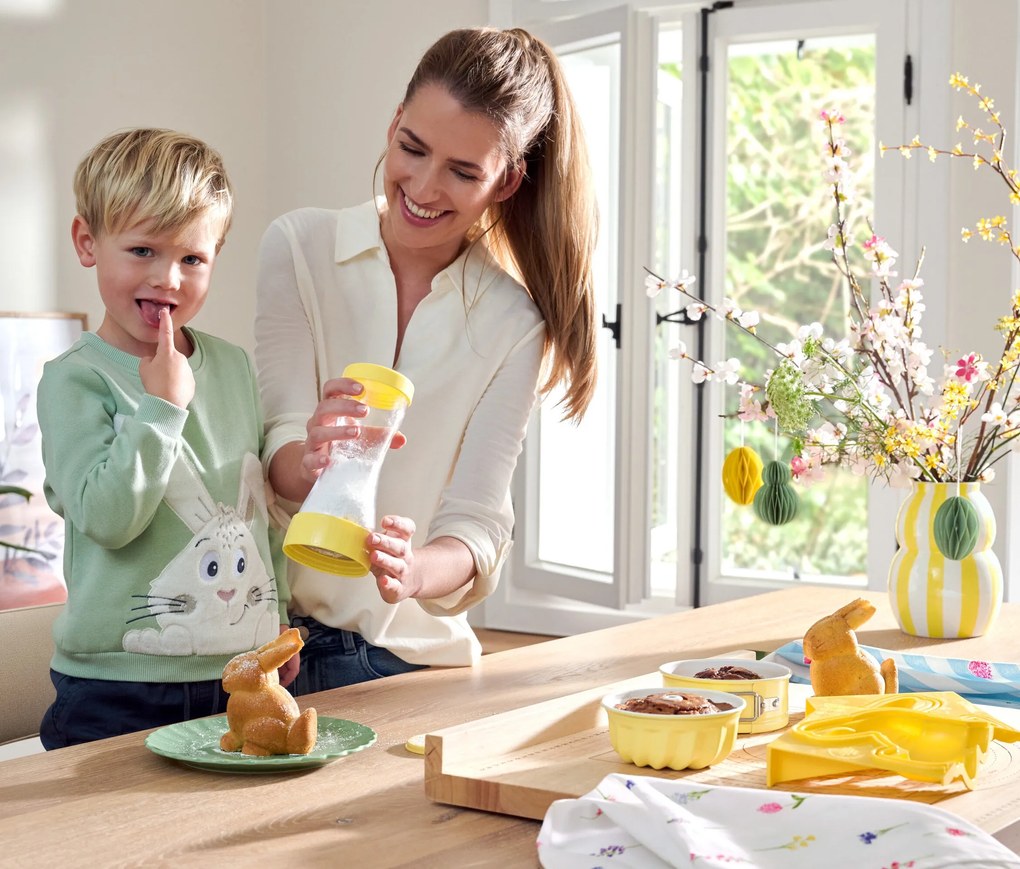 Tchibo - Forma na pečení »Velikonoční zajíček« - barva: žlutá