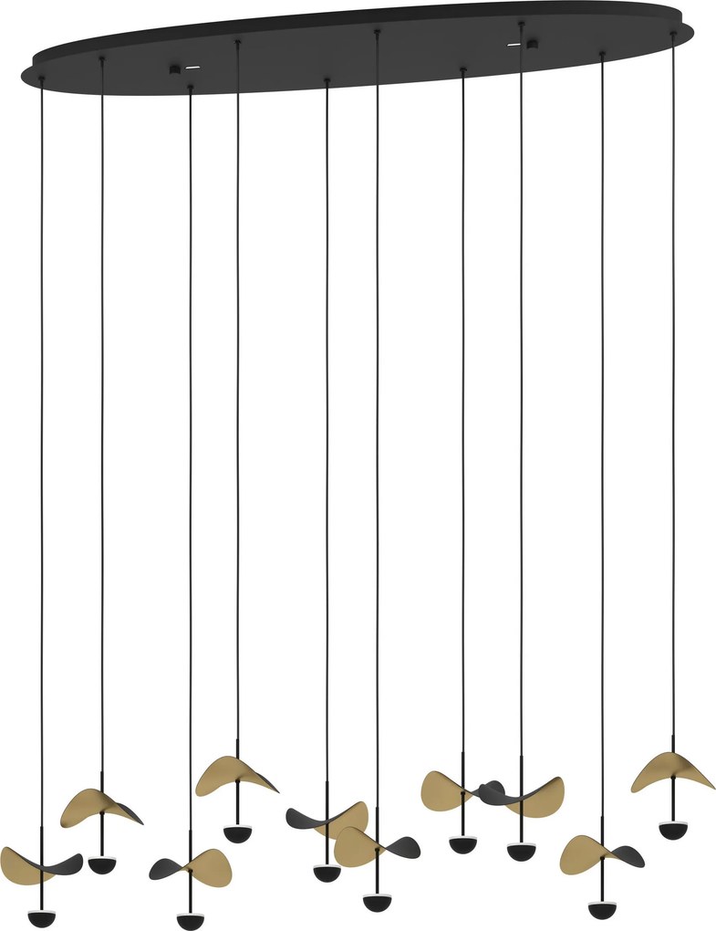 XXXLutz STROPNÍ ZÁVĚSNÉ LED SVÍTIDLO, 112/33/150 cm Eglo - Online Only svítidla - 003348297501