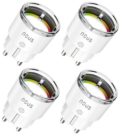 Smart sada zásuvek NOUS A1Z/4pack ZigBee Tuya - rozbaleno