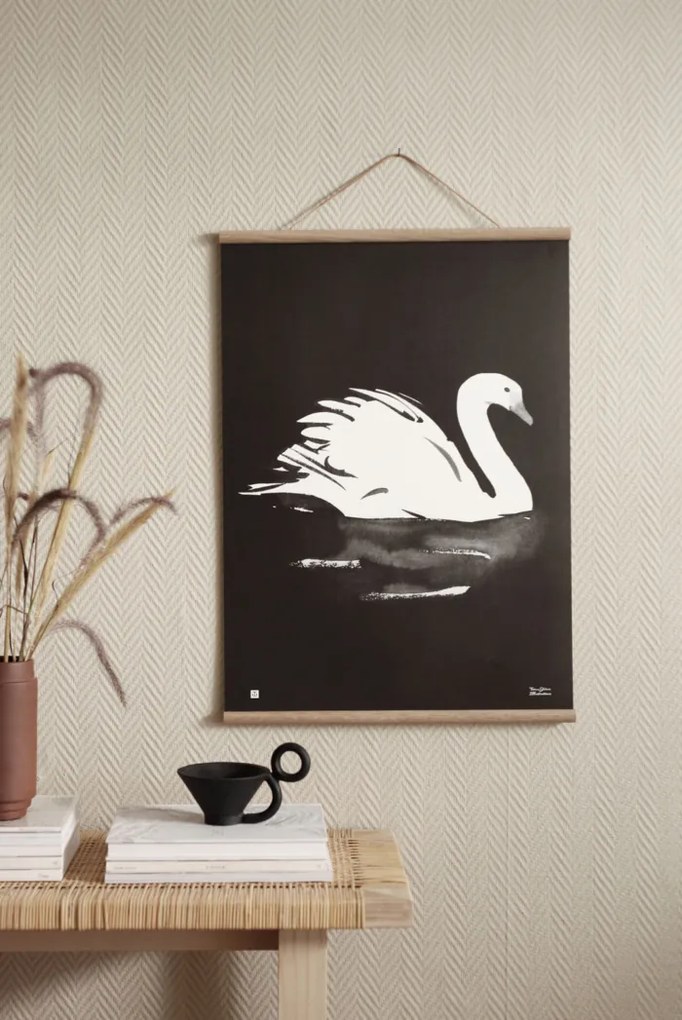 Teemu Järvi Plakát s motivem labutě Swan 50x70