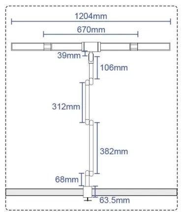 LED Stmívatelná flexibilní stolní lampa LED/36W/230V 3000-6500K CRI 92 černá