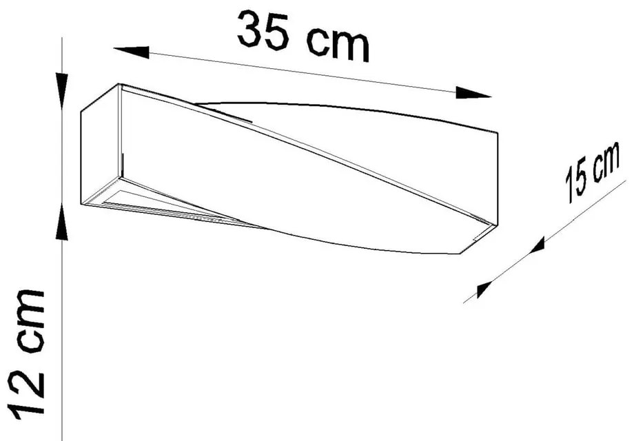 Nástěnné keramické svítidlo Sollux Taurus Mini