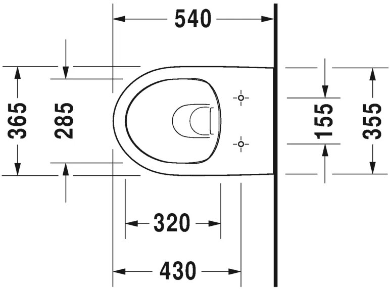 Duravit No.1 - SET Závěsné WC, Rimless + sedátko se sklápěcí automatikou, bílá 45620900A1