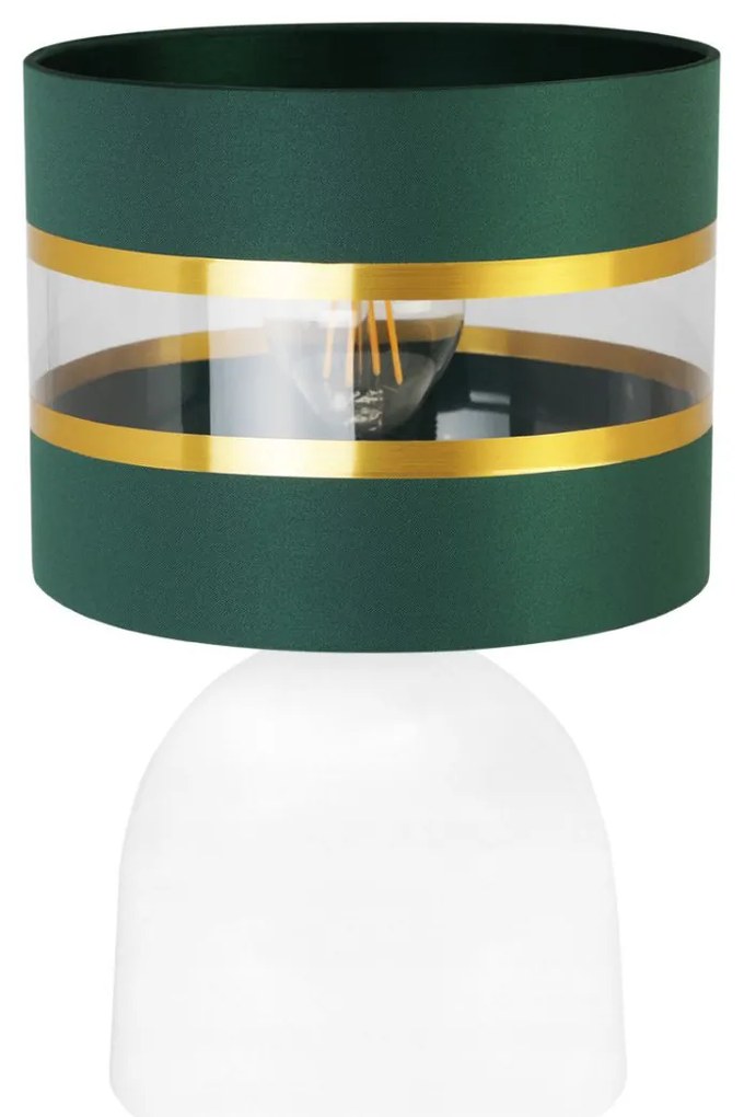Stolní lampa Elegance, 1x textilní stínítko (výběr ze 6 barev), (výběr ze 2 barev konstrukce), g