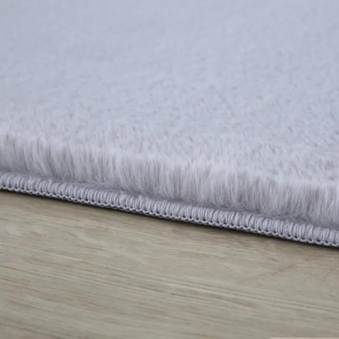 Vopi | Kusový koberec Pouffy 5100 silver - 80 x 250 cm