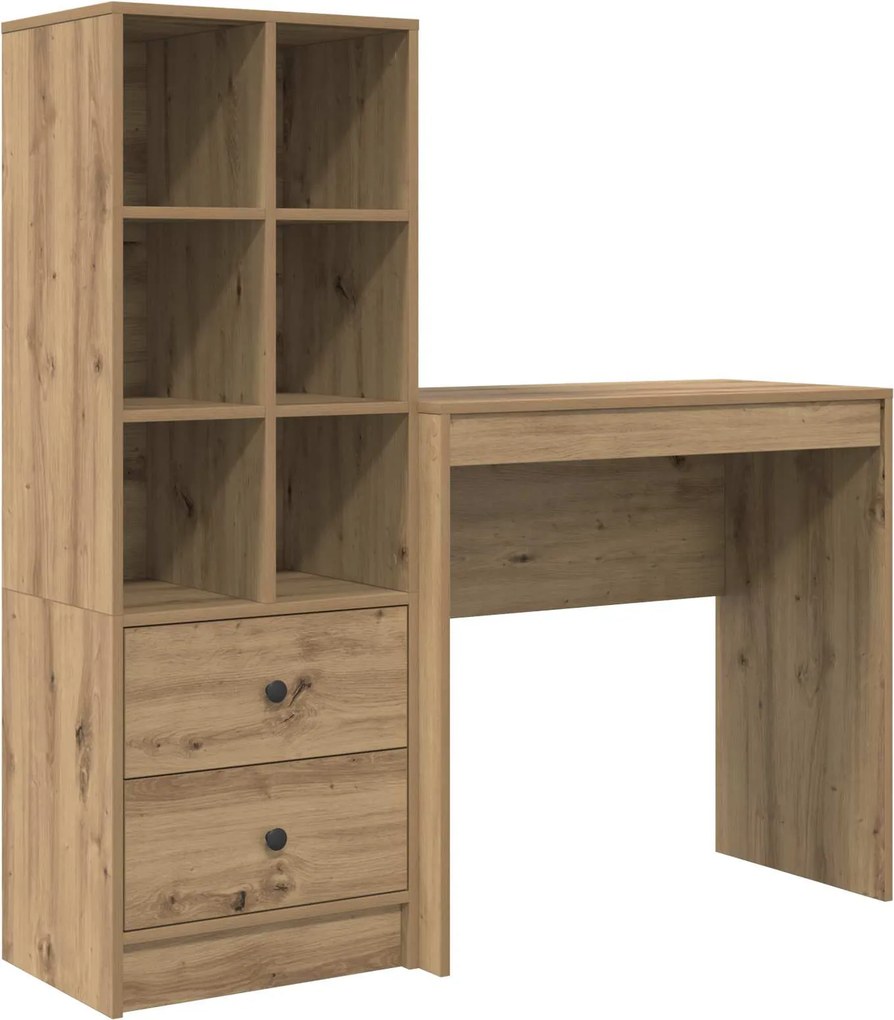 Stůl Artisanový dub 125,5 x 40 x 127 cm 2 ks 3337320