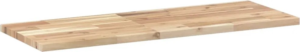 Plovoucí police 2 ks 100 x 30 x 2 cm neošetřené akáciové dřevo 3279376