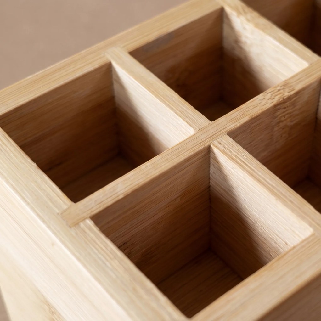 Bambusový organizér na stůl, 10 x 25 x 15,5 cm