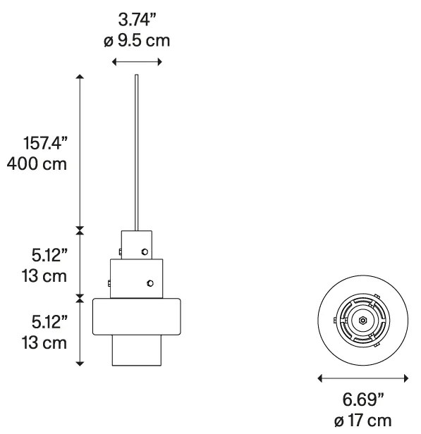 Diesel 50620 7100 Gask cluster, industriální závěsné svítidlo ze zeleného skla, 1x15W E27, prům. 17cm