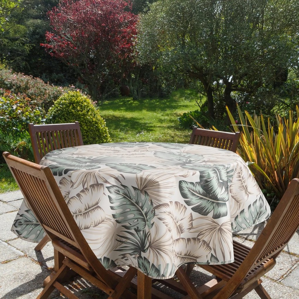 ZAHRADNÍ VODĚODOLNÝ UBRUS GARDEN (FI) 150 CM LISTY