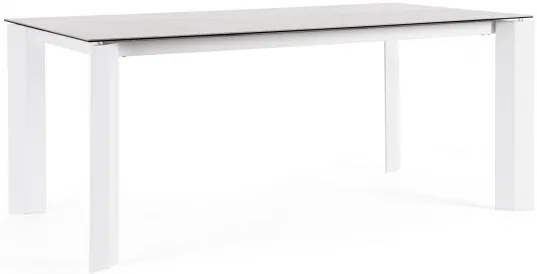 BIZZOTTO Zahradní jídelní stůl OTAVIO 180x95 cm bílý