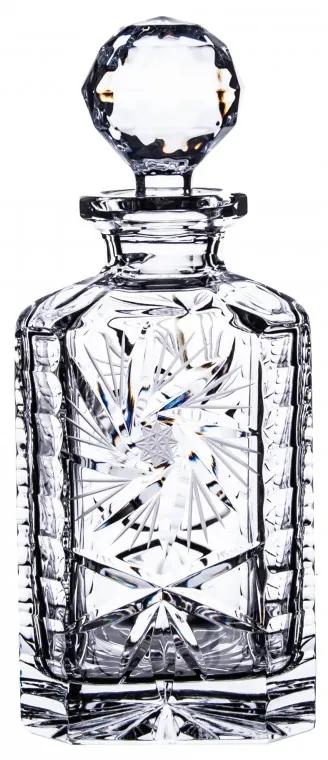 Onte Crystal Bohemia Crystal ručně broušená karafa na whisky Mašle 800 ml