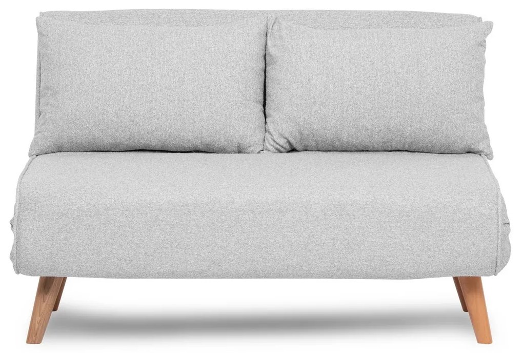 Hanah Home Rozkládací dvoumístná pohovka FOLDE šedá 120 cm