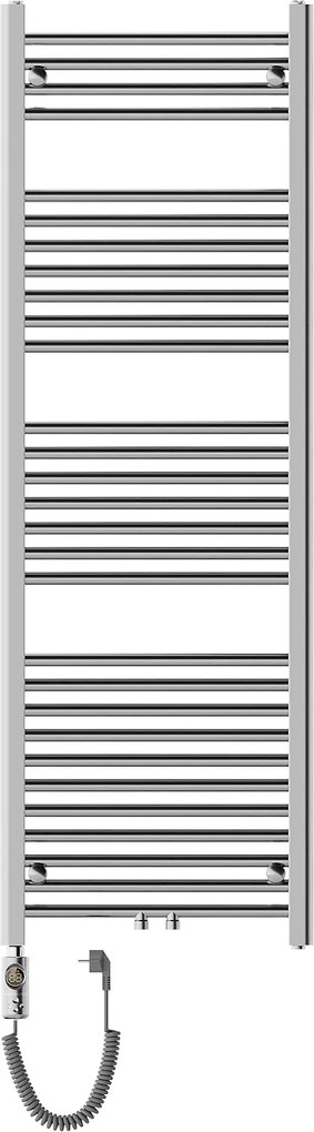Mexen Mars, elektrické topné těleso 1500x500 mm + topná tyč 600 W, chromová, W110-1500-500-2600-01