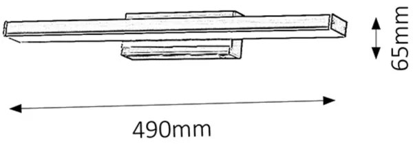 Rabalux 5897 - LED Nástěnné koupelnové svítidlo JOHN LED/12W